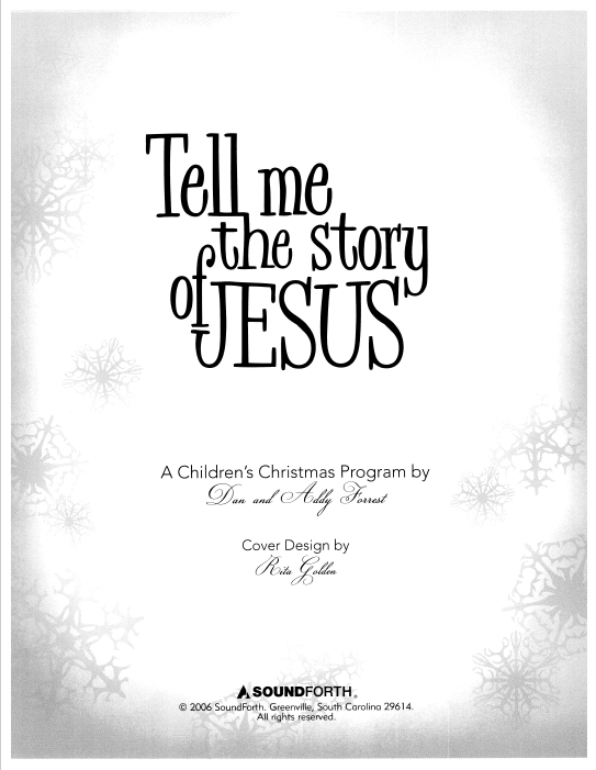 Tell Me the Story of Jesus: A Children's Christmas Program