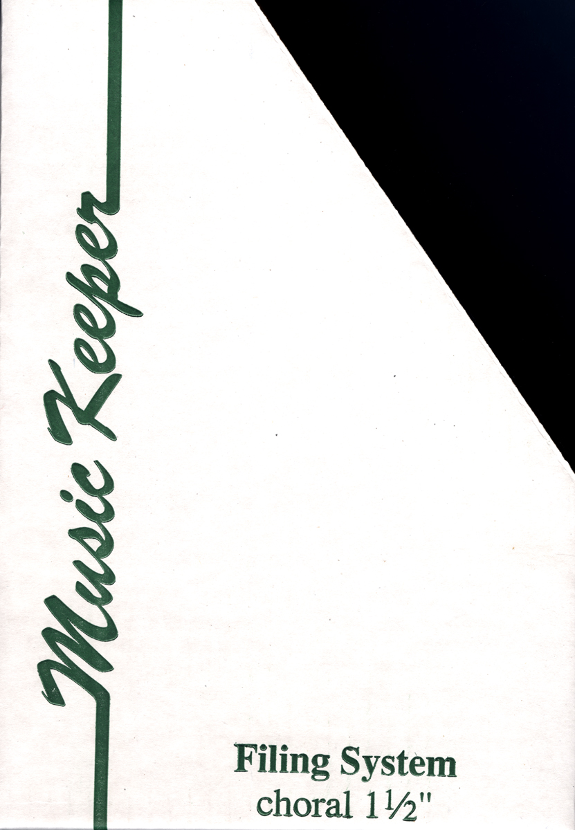 Music Keeper - Choral File Box 1.5 inches