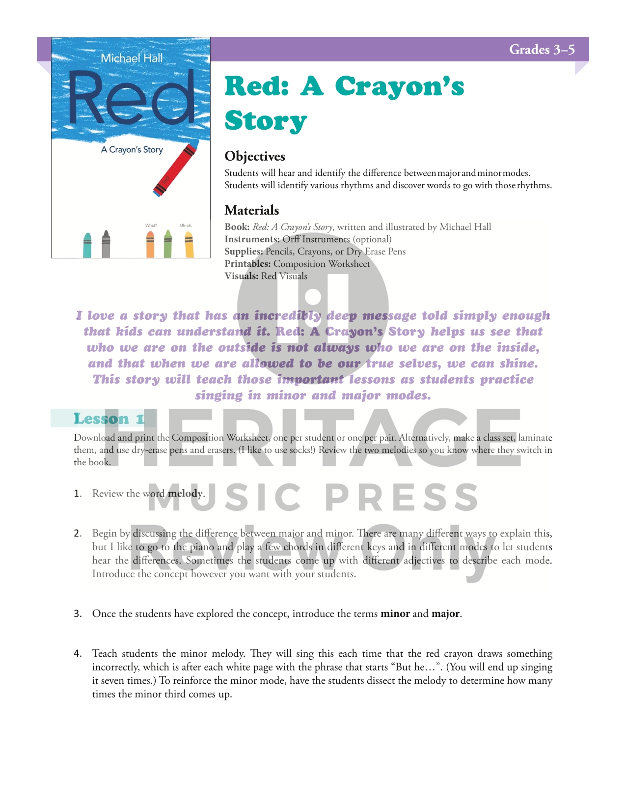 Red: A Crayon's Story