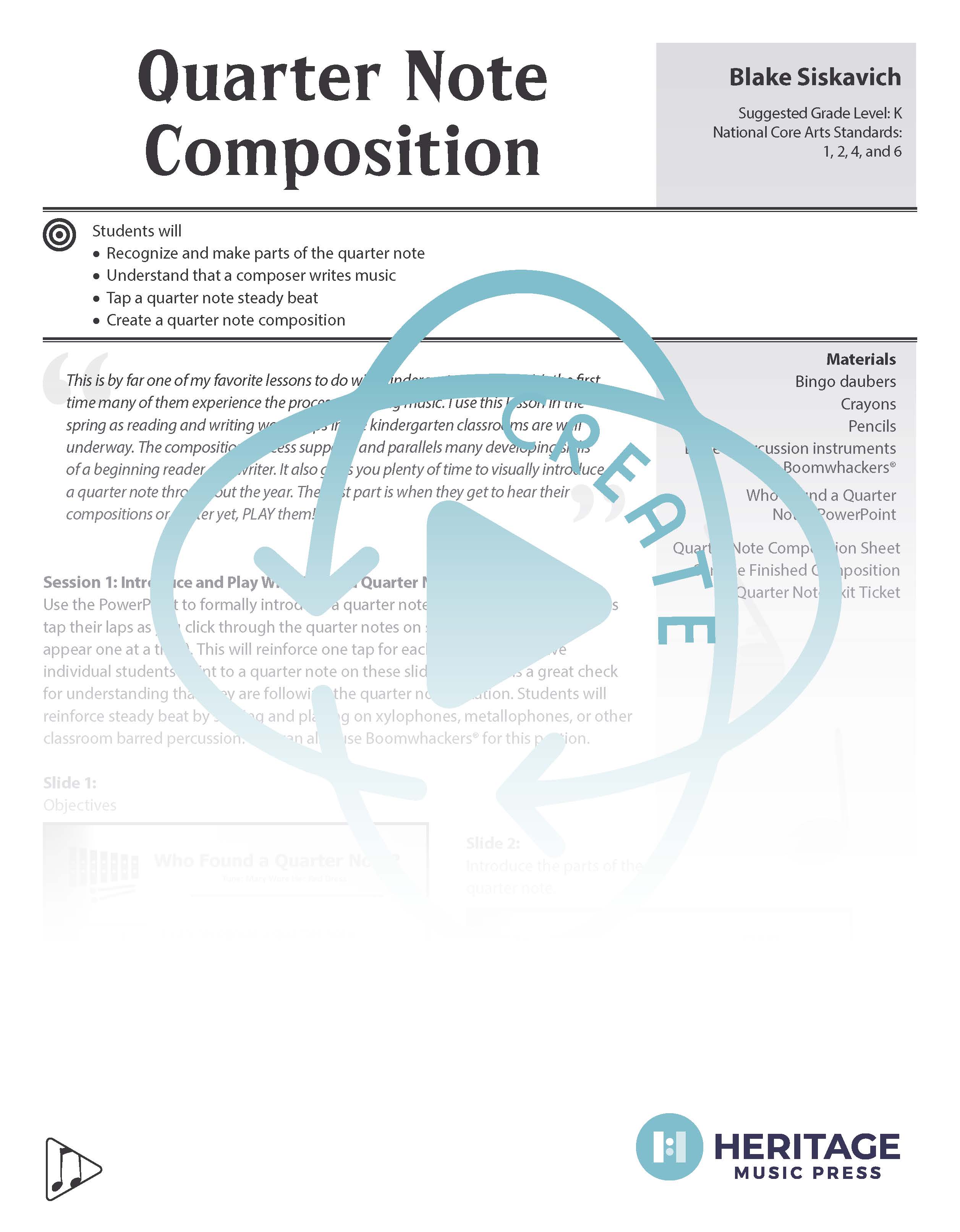 Quarter Note Composition