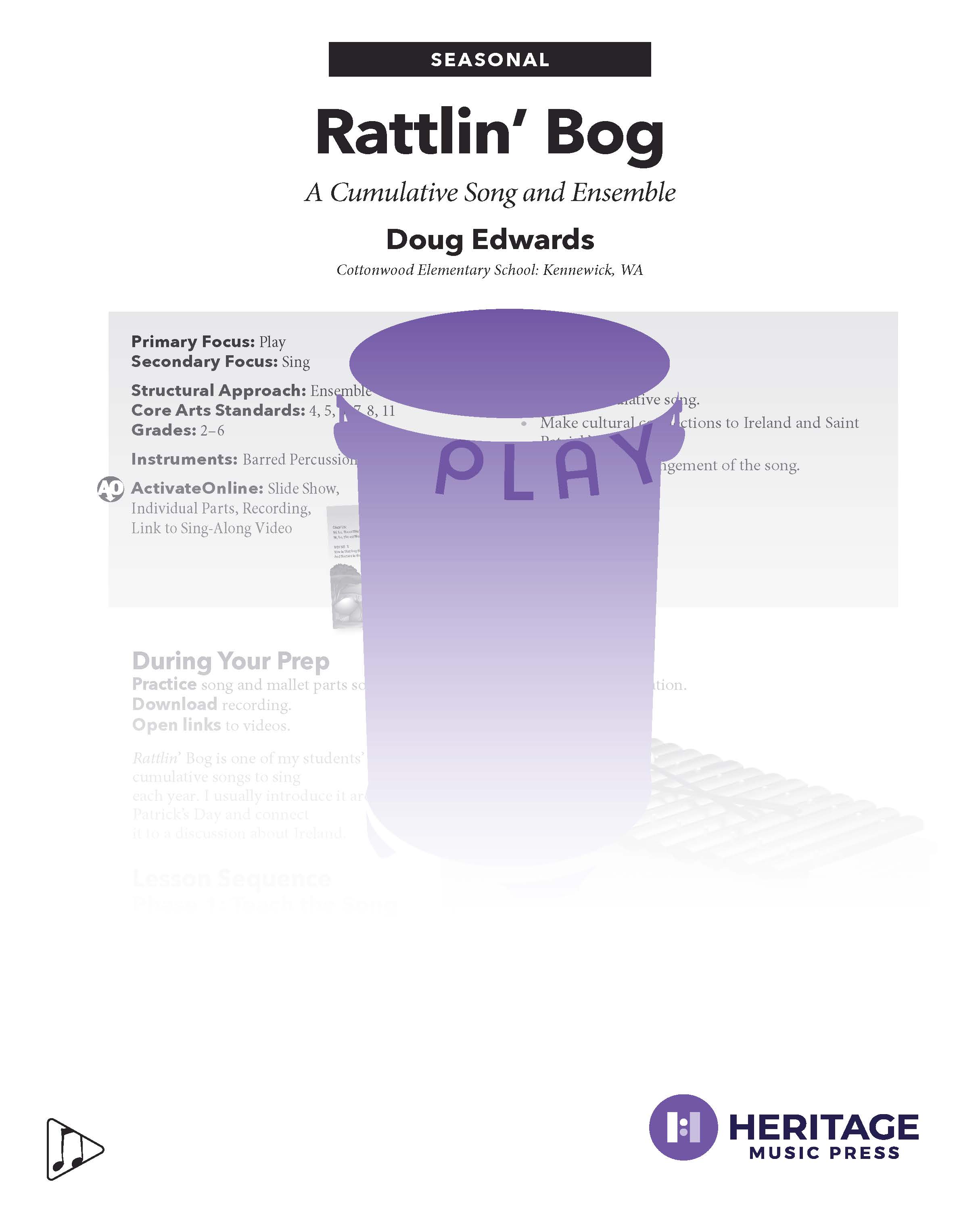 Rattlin' Bog: A cumulative Song and Ensemble