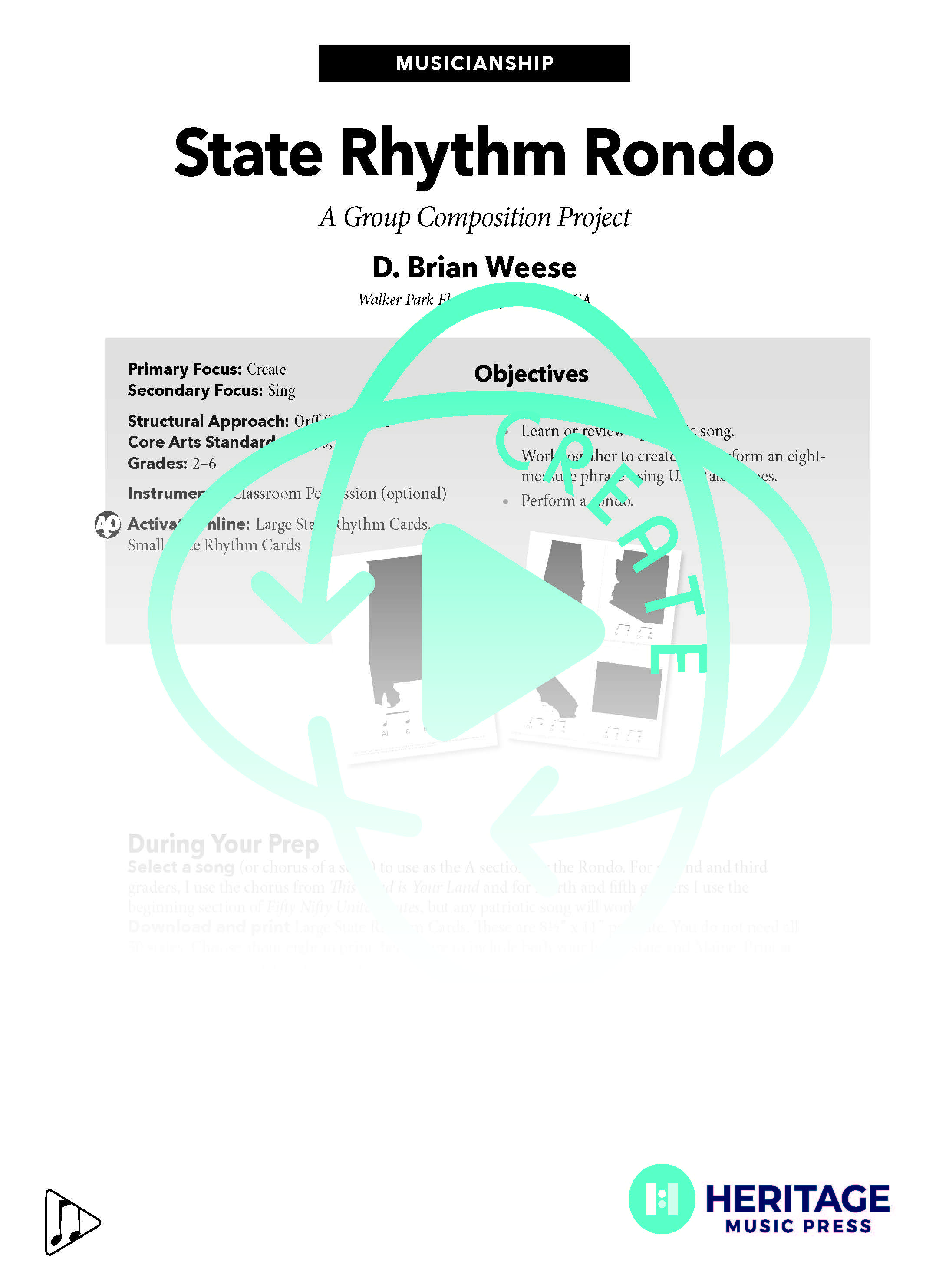 State Rhythm Rondo: A Group Composition Project