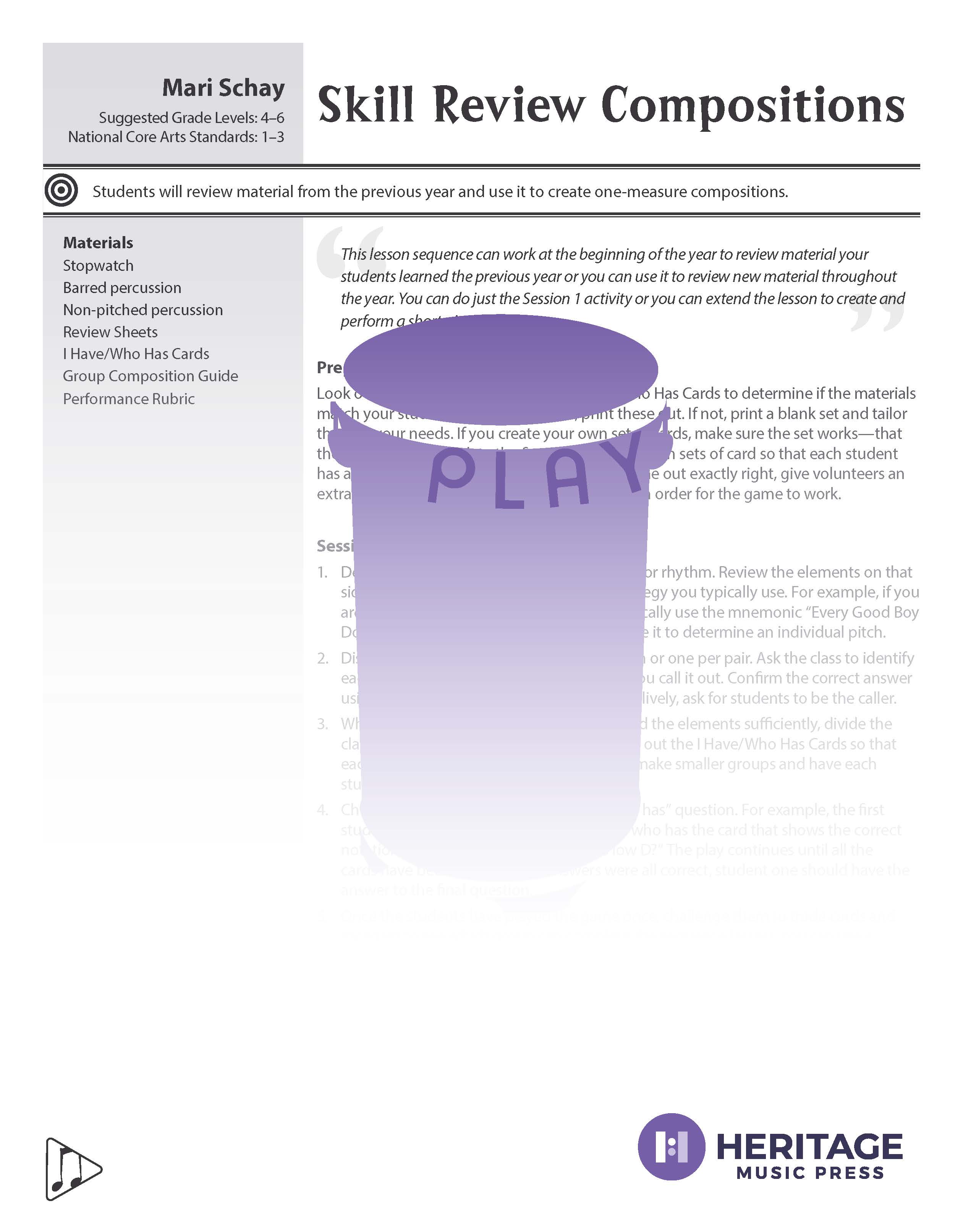Skill Review Compositions