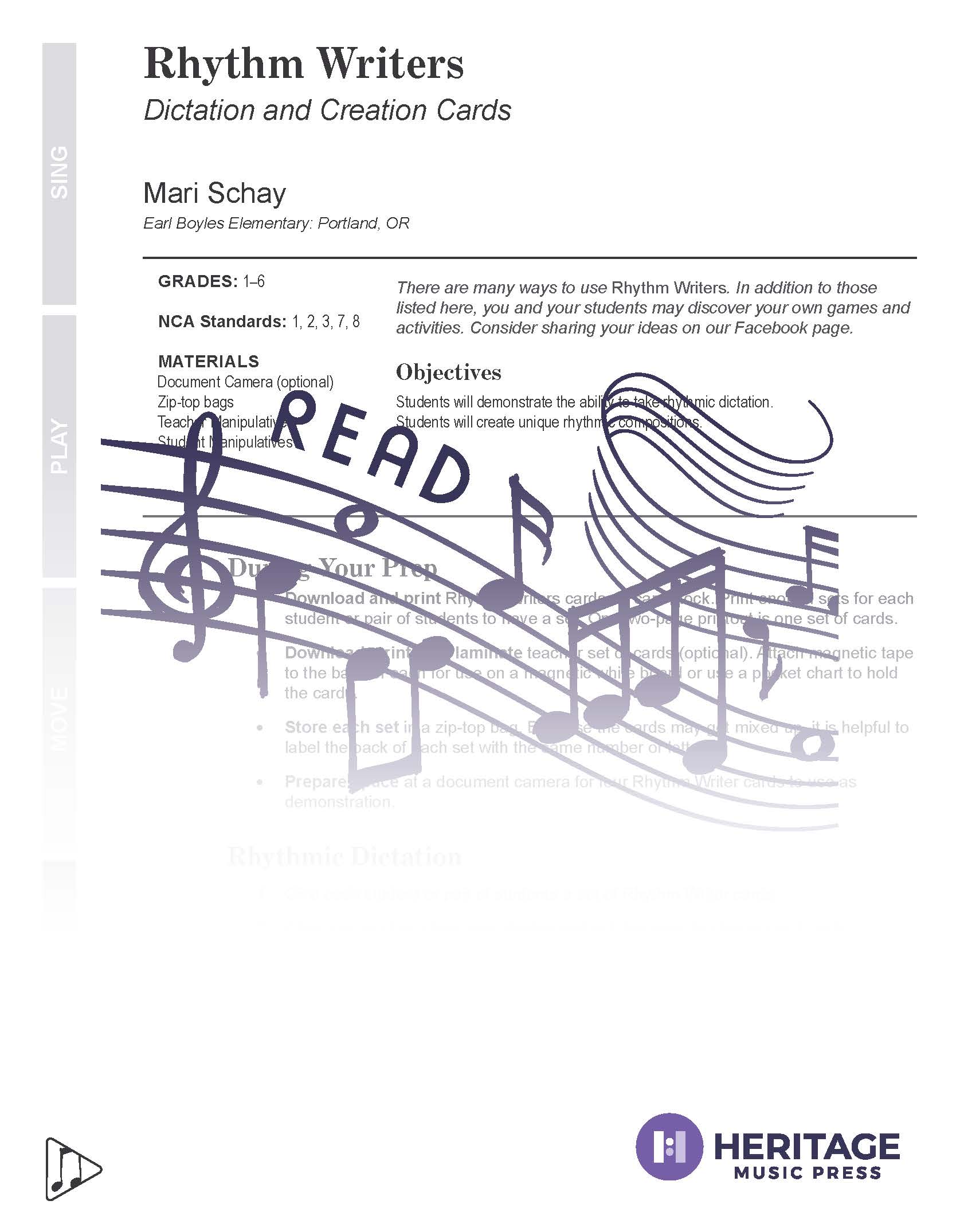 Rhythm Writers: Dictation and Creation Cards