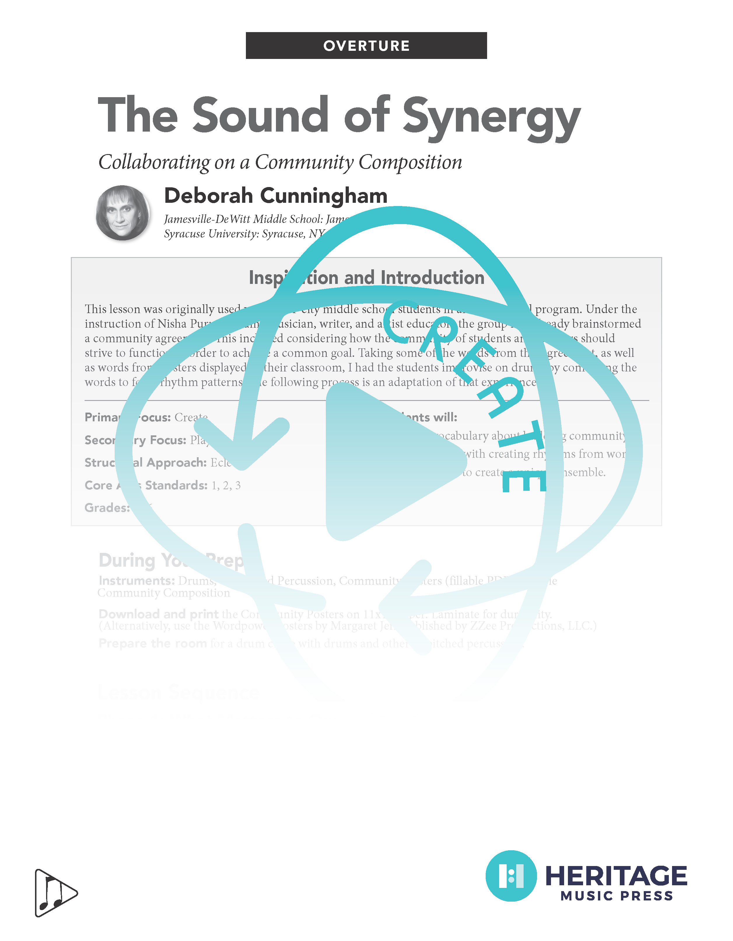 The Sound of Synergy: Collaborating on a Community Composition