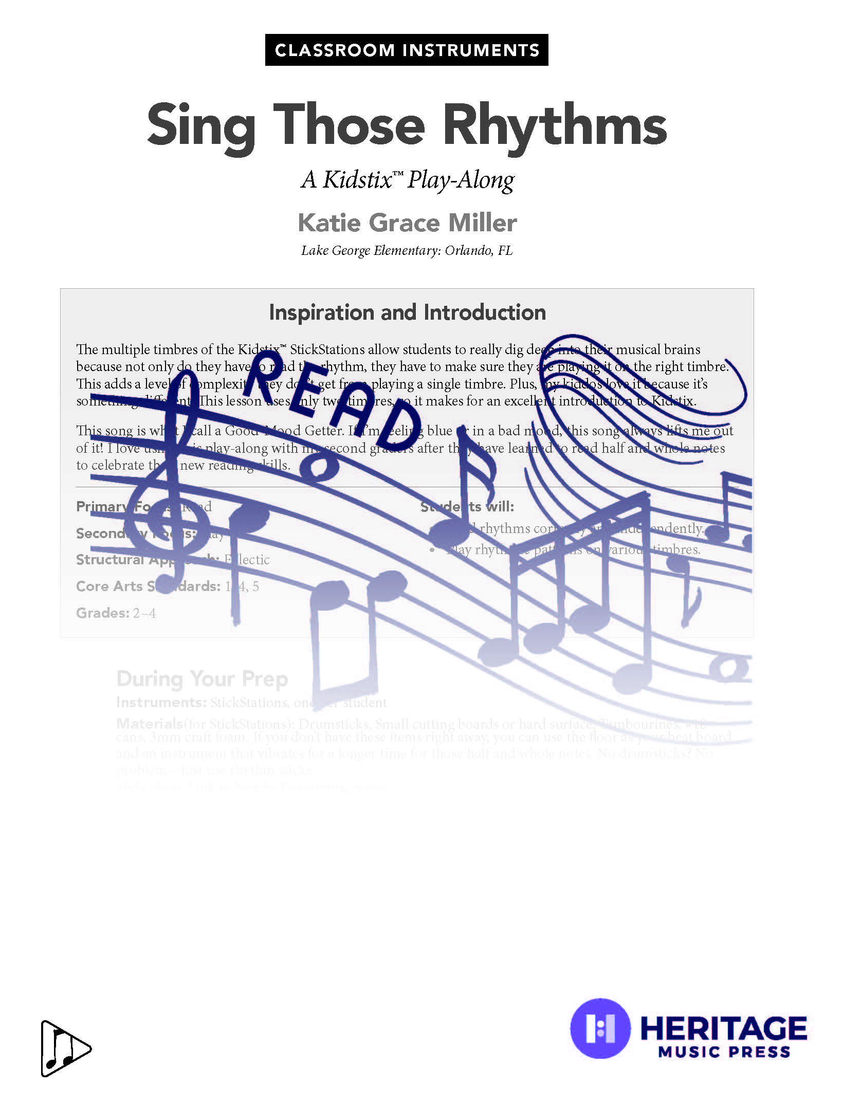 Sing Those Rhythms