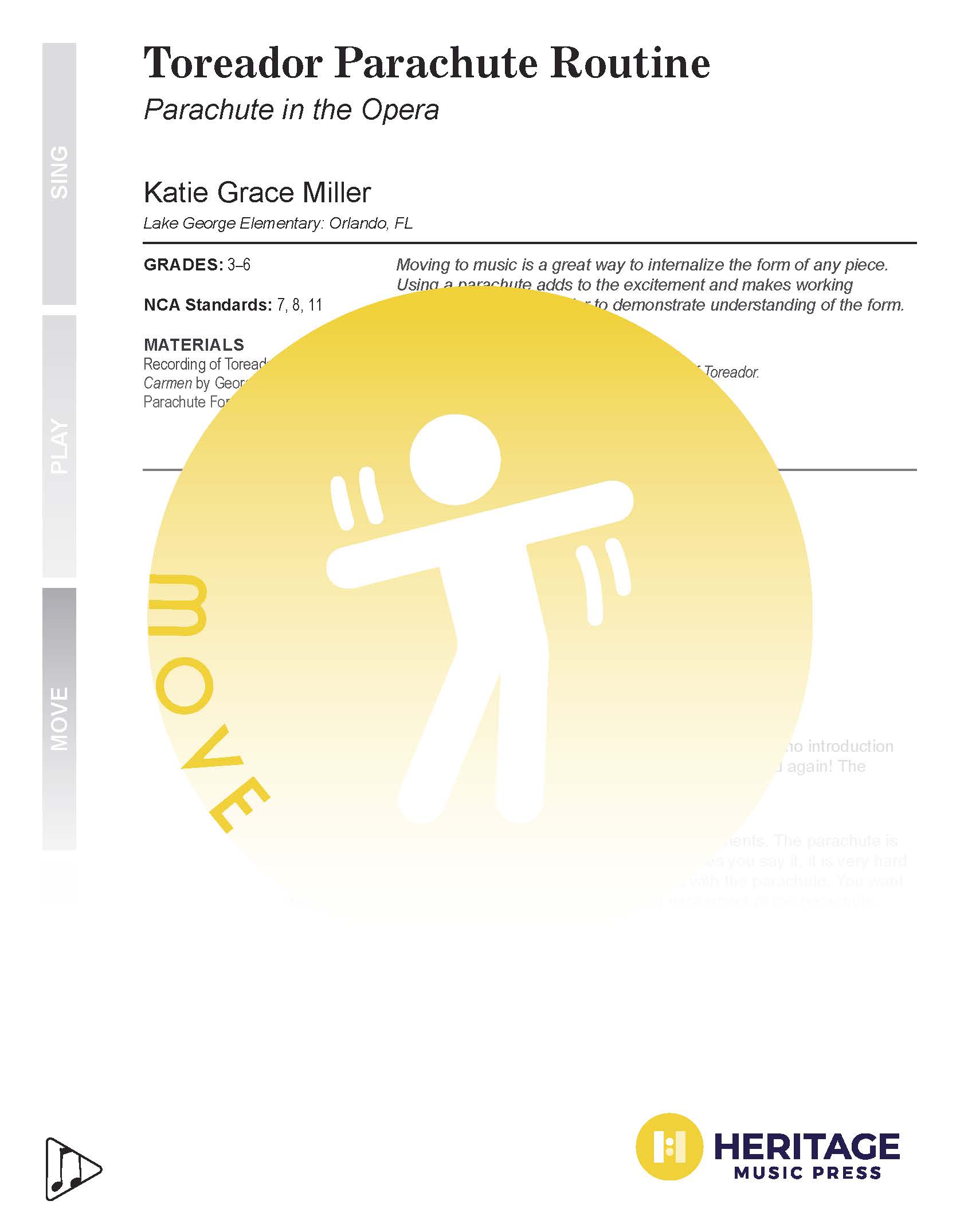 Toreador Parachute Routine: Parachute in the Opera