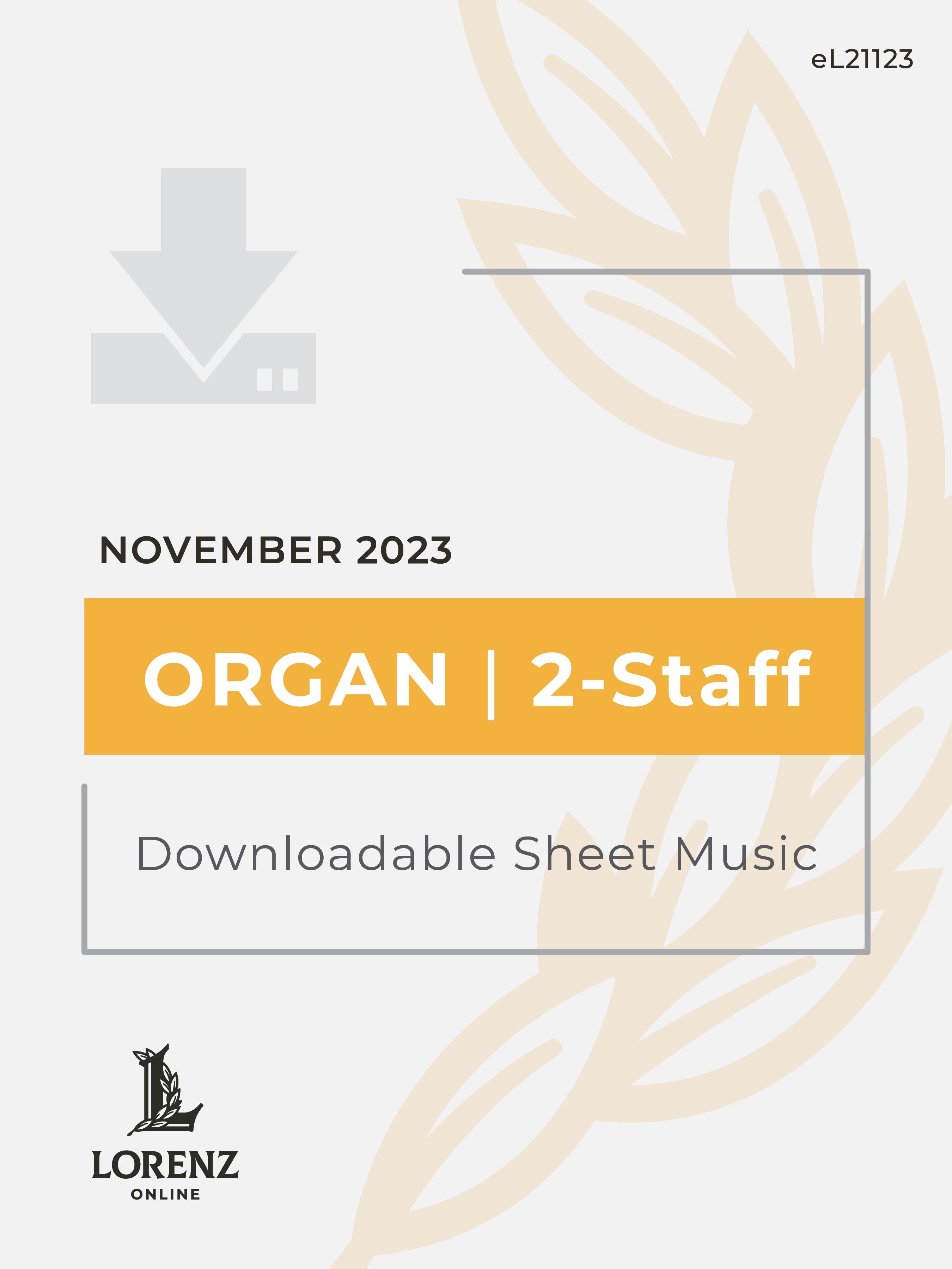 Lorenz Online - Organ 2-staff, November 2023