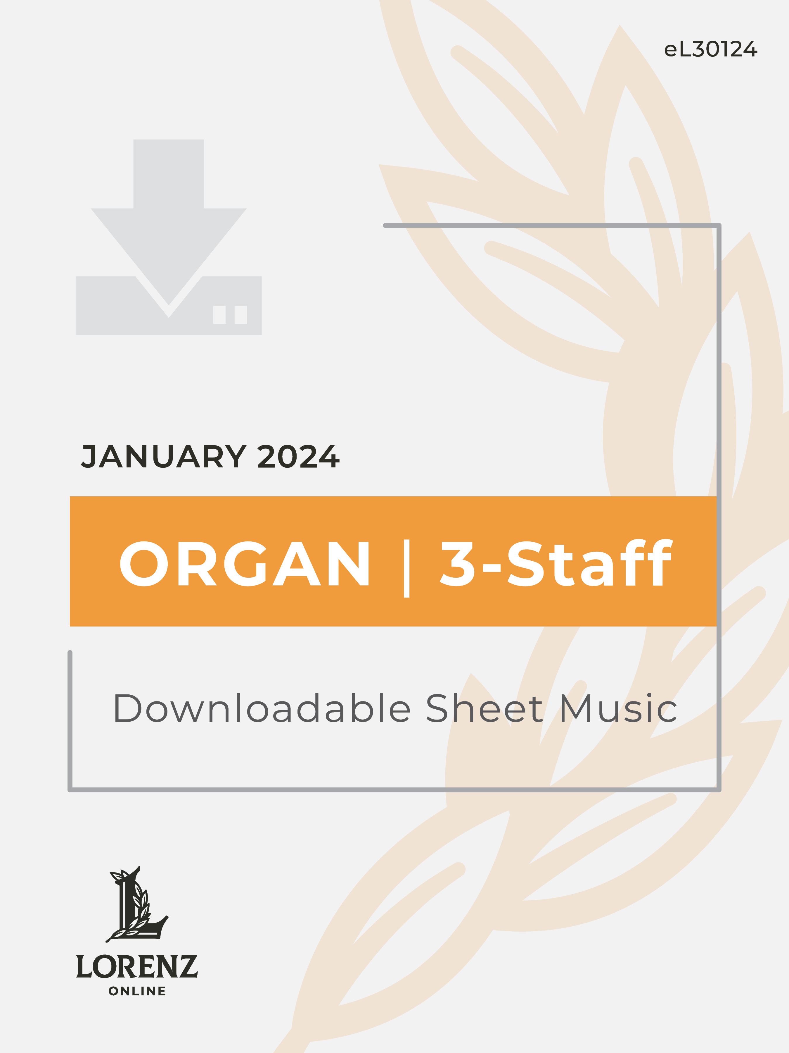 Lorenz Online - Organ 3-staff, January 2024
